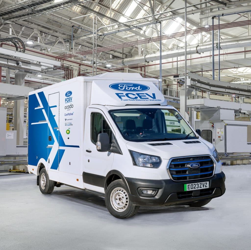 Ford Pro: E-Transit mit Brennstoffzellen
