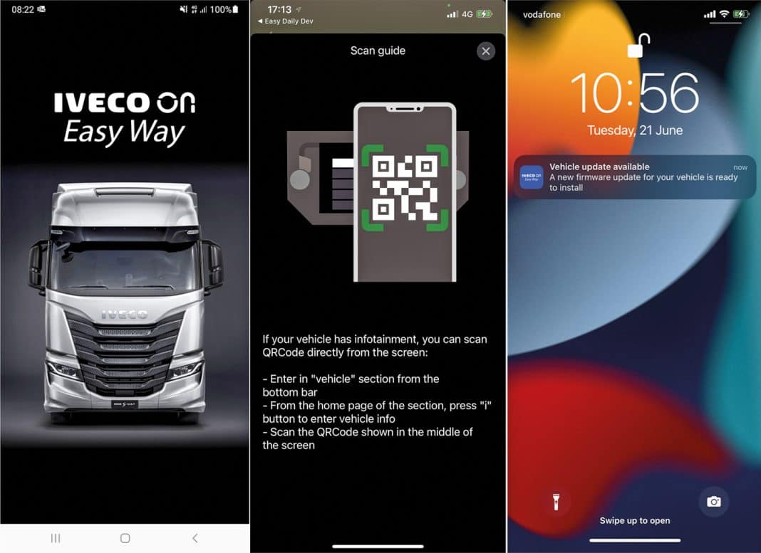 Fahrer-App: IVECO ON Easy Way App